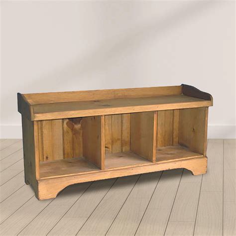Cubby Bench The Wooden Penny Custom Furniture Kitchens And Cottage Decor
