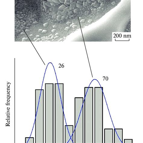 Size Distribution Of Mnas Clusters In Cd 3 As 2 44 7 Mol Mnas Download Scientific Diagram