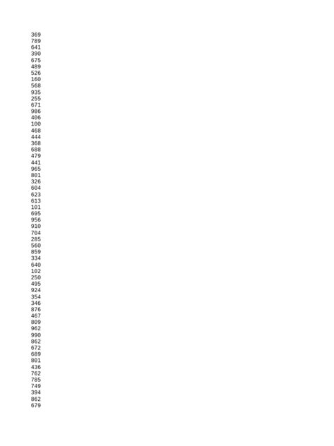 100 Random Num Pdf