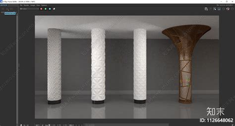现代异形柱子su模型下载【id 1126648062】 知末su模型网