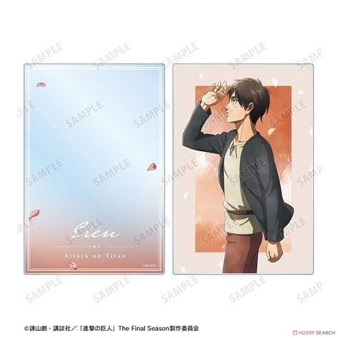 進撃の巨人 描き下ろし エレン 歩み・水彩風ver アクリルブロック キャラクターグッズ 商品画像2