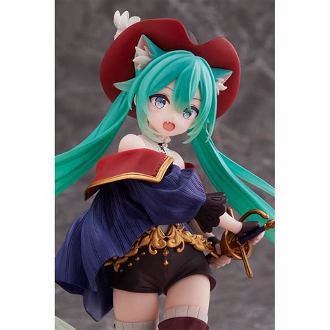 Vocaloid Hatsune Miku Wonderland Puss In Boots Prize Statue