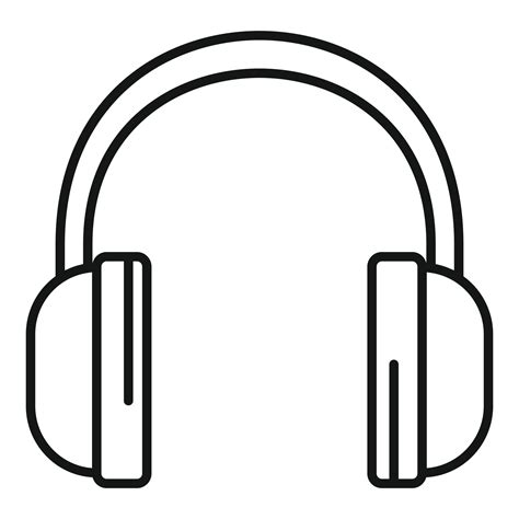 Headphone Outline Images At Brooke Donald Blog
