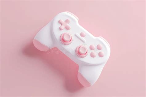 3d Joystick Controller Gamepad For Videogames On Pastel Background Gameplay Symbol 3d Render