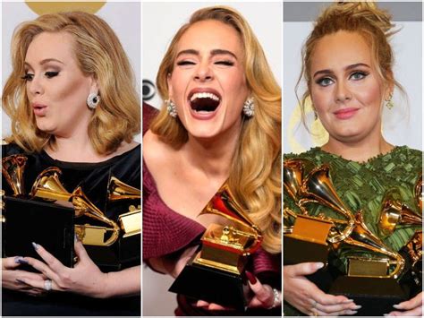 Así Ha Sido La Evolución De Adele En Los Grammy En Una Aparición En La