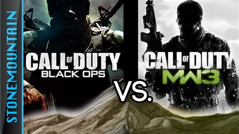 Mw3 Vs Black Ops Modern Warfare 3 Vs Black Ops Youtube