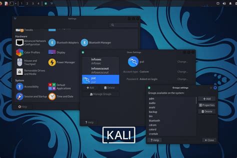 how to add a new user in kali linux gui and command line infosecscout