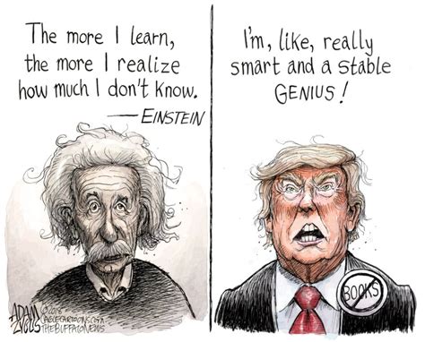 Drawn To The News Trump Calls Himself Stable Genius