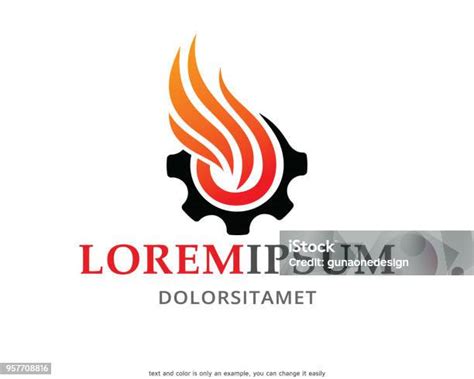 소방 기술 서식 파일 디자인 벡터 상징 디자인 컨셉 창조적인 기호 아이콘 Lorem Ipsum에 대한 스톡 벡터 아트 및 기타