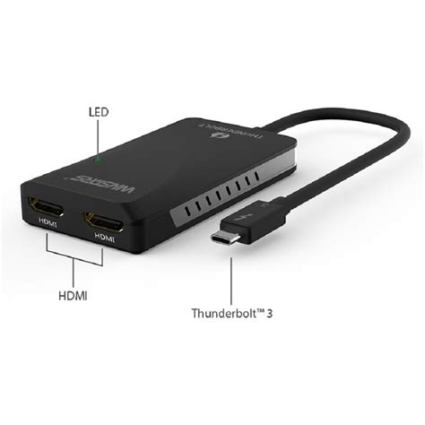 Thunderbolt 3 Dual Hdmi Display Adapter China Hdmi Display Adapter And Thunderbolt 3 Docking