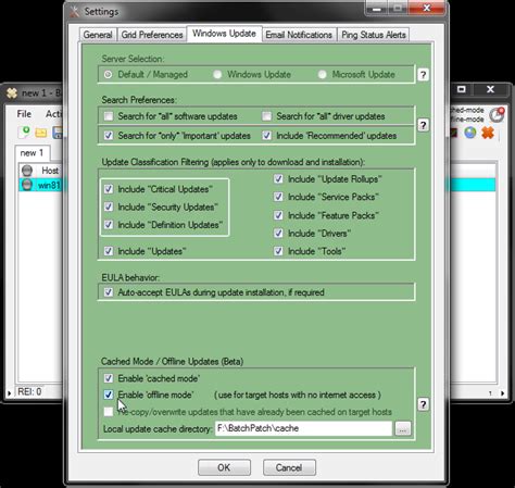 Using Batchpatch In Offline Mode When Batchpatch Has Internet Access