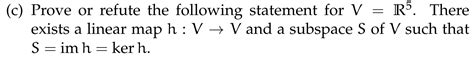 solved 1 c ﻿prove or refute the following statement for