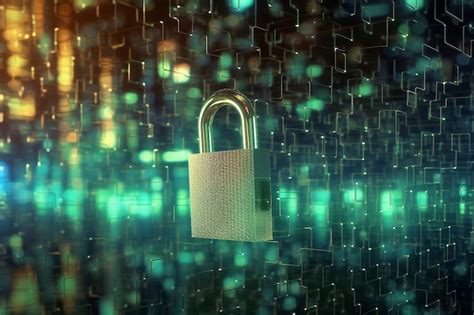Premium Ai Image Secure Network Background