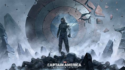 Captain America Winter Soldier Poster Wallpaper