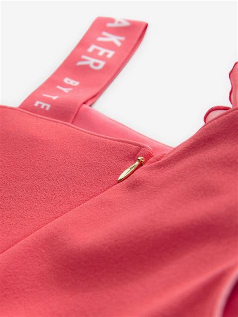 Buy Baker By Ted Baker Coral Pink Corsage Jumpsuit From Next Saudi Arabia