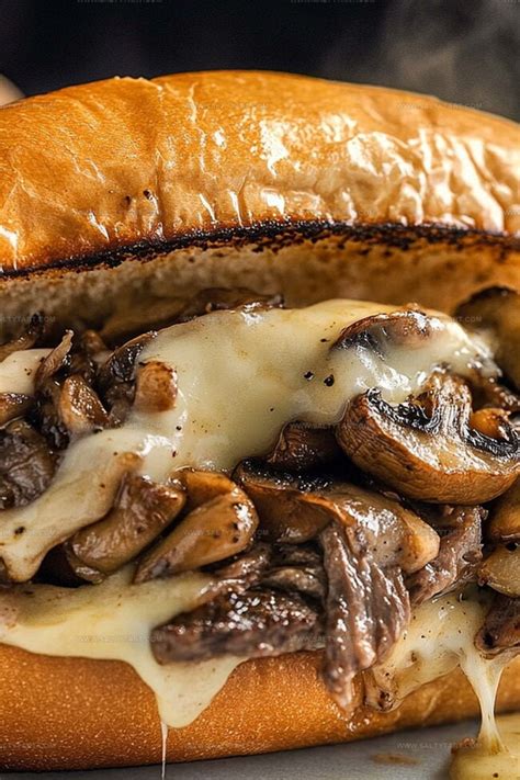 Irresistible Philly Cheese Steak Sandwich With Mushrooms Recipe Salty
