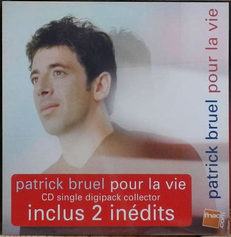 Patrick Bruel Pour La Vie Records LPs Vinyl And CDs MusicStack
