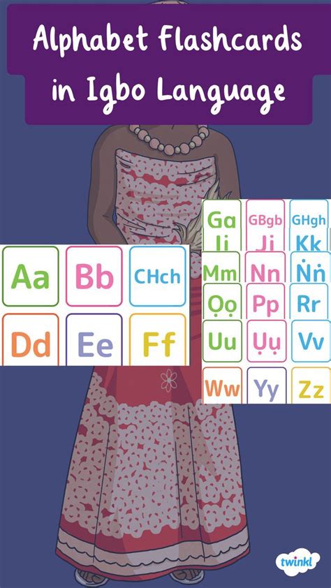 Alphabet Flashcards In Igbo Language In 2022 Alphabet Display
