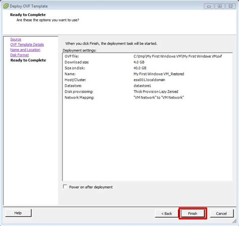 How To Backup Export And Restore Import Virtual Machines To Vmware Vsphere Hypervisor 5 1