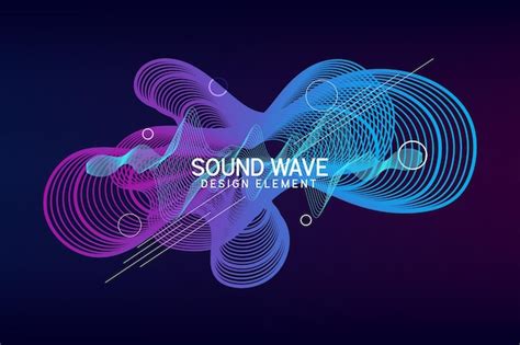 Premium Vector 3d Audio Soundwave Colourful Music Pulse Oscillation Glowing Impulse Pattern