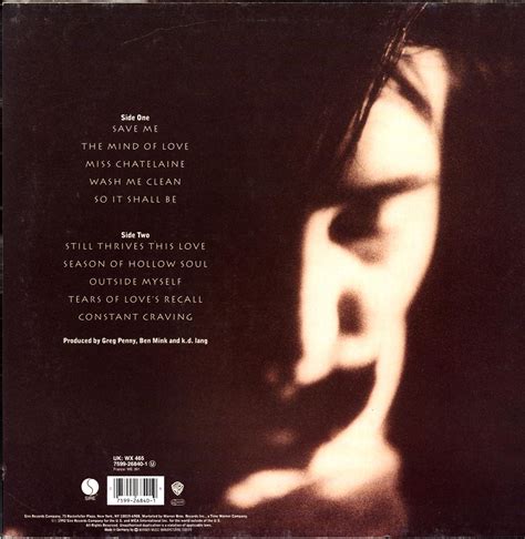 Kd Lang Ingénue Lp Vinyl Rockers Records Kd Lang Ingénue Lp Vinyl Rockers Records