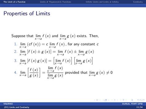Benginning Calculus Lecture Notes 2 Limits And Continuity