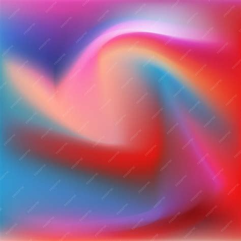 Premium Vector Colourful Curved Mesh Gradient Abstract Background