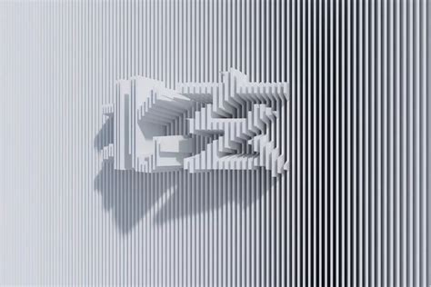 北玄异形建模第七篇字体艺术墙