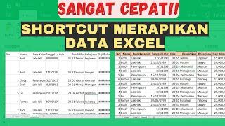 Super Cepat Merapikan Tabel Data Excel Yang Berantakan Pakai Shortcut Belajar Excel Gratis Mp3