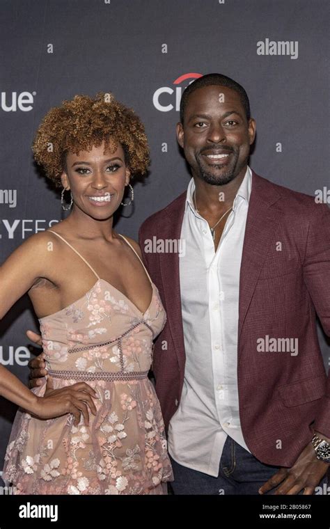 Los Angeles Ca Usa Ryan Michelle Bathe Sterling K Brown At The