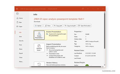 How To Password Protect A PowerPoint File