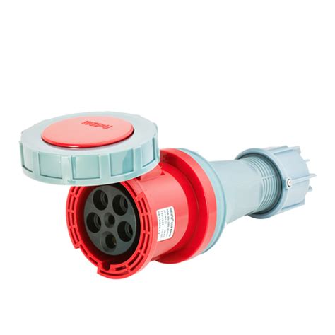 Ip67 63a 5pin Ceeform Cable Connector With Clamping Cable Fix