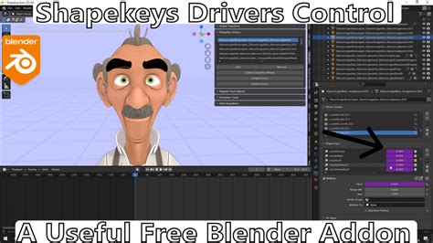 Shapekeys Drivers Control