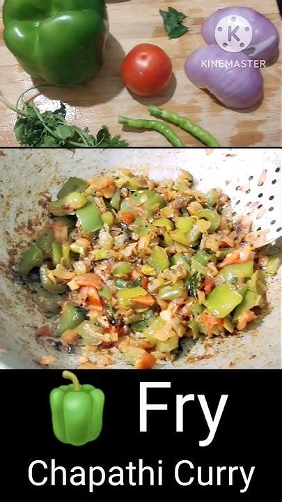 Capsicum Fry Capsicum Fry For Chapathis Chapqthi Curry Youtube