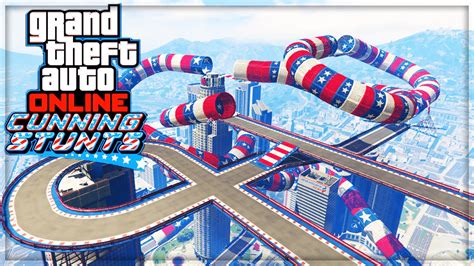 MOST INSANE GTA STUNT RACES GTA 5 ONLINE DLC UPDATE YouTube