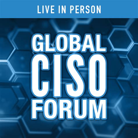 Global Ciso Forum Live In Person Ec Council