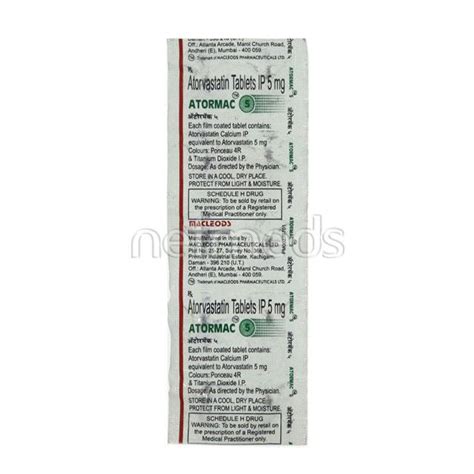Atormac 5mg Tablet 10s Price Uses Side Effects Netmeds