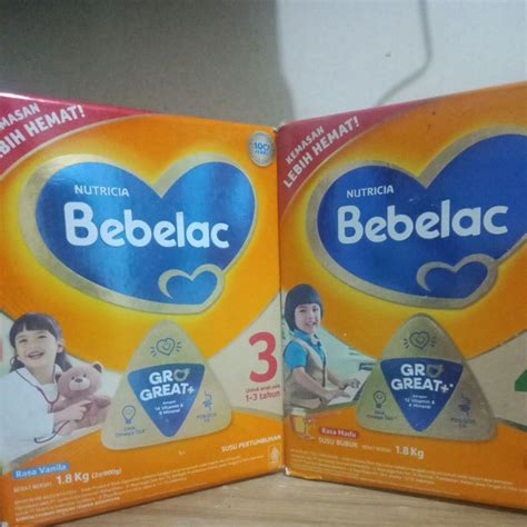Jual Susu Formula Bebelac 3 Dan 4 1800g Shopee Indonesia