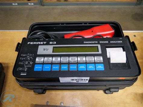 Ferret 63 Diagnostic Engine Analyzer Roller Auctions