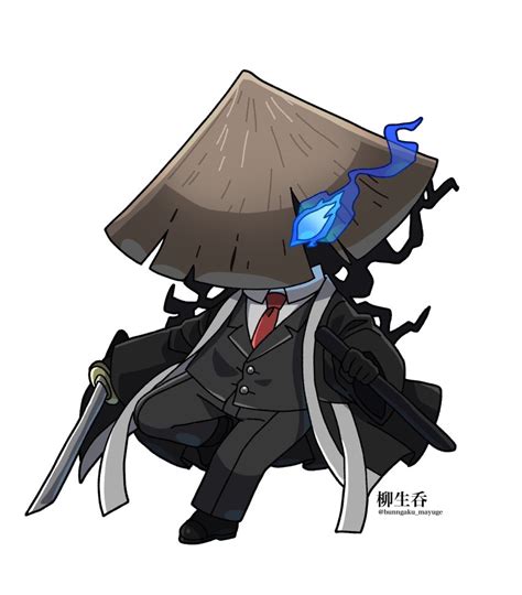 Yagidon Limbus Company Project Moon Highres 1boy Bamboo Hatted Kim