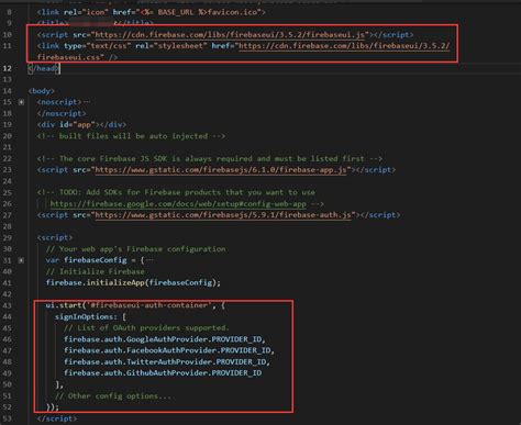 uncaught referenceerror ui is not defined · issue 593 · firebase