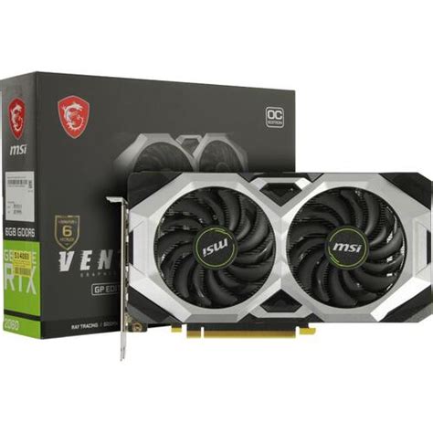 Игровая видеокарта MSI VENTUS RTX 2060 VENTUS RU 6 Гб GDDR6 — купить ...