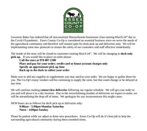 Essex County Co Op Topsfield Ma Hours Directions Reviews Loc8nearme