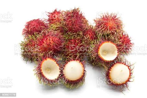 흰색 배경에 고립 Rambutan 달콤한 과일 건강한 생활방식에 대한 스톡 사진 및 기타 이미지 건강한 생활방식 건강한