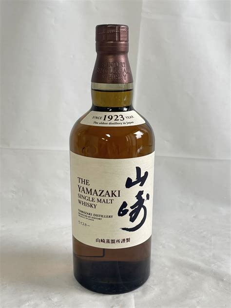 【やや傷や汚れあり】kf0504 60i 山崎 1923 The Yamazaki Single Malt Whisky 700ml 43