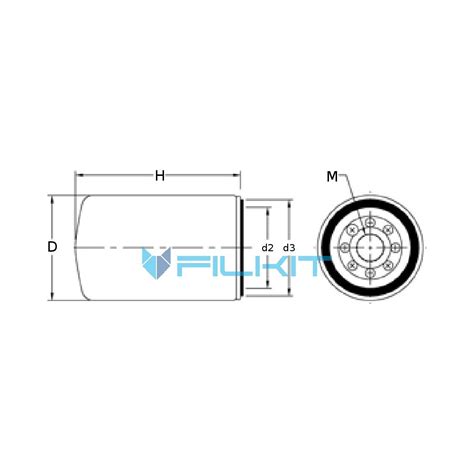 Fuel filter P550625 [Donaldson], OEM: P550625 Donaldson, for ATLAS ...