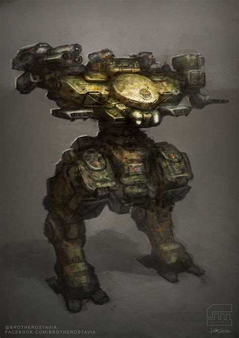 Mech Sketch 2 By Brotherostavia On Deviantart
