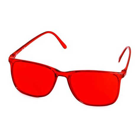 Elegant Red Color Therapy Glasses Biotec Vanloeu