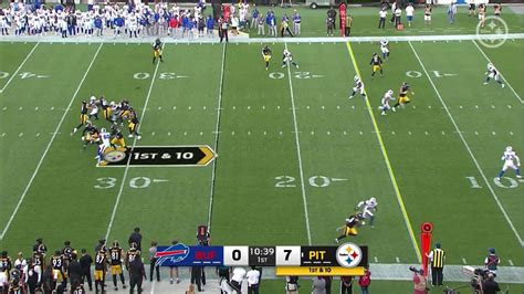 Steelers Quarterback Passing Locations Preseason Game 2 Vs Bills