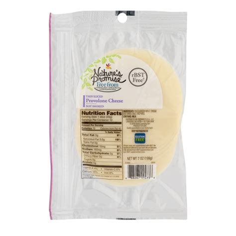 Save On Natures Promise Provolone Cheese Not Smoked Thin Pre Sliced